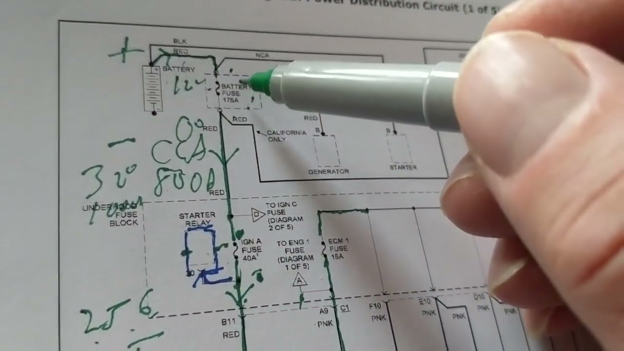 HOW TO UNDERSTAND WIRING DIAGRAMS FOR NO START AND NO CRANK VERY SIMPLIFIED