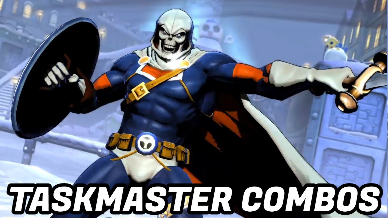 UMVC3 - TASKMASTER SOLO COMBOS!