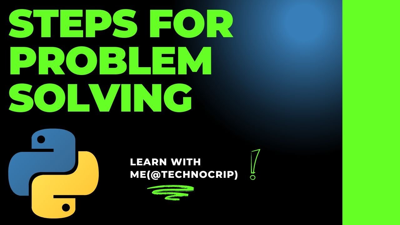 #vlog2 Steps for Problem solving in Programming | Python Programming