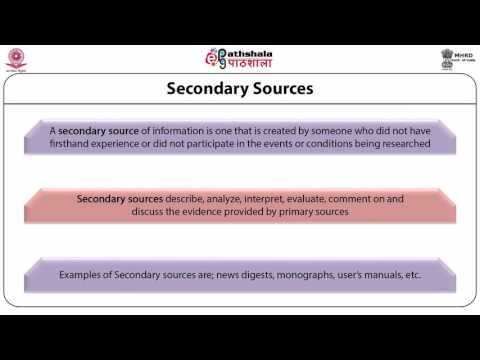 Information Sources in Social Science Video Lecture - CTET and State TET