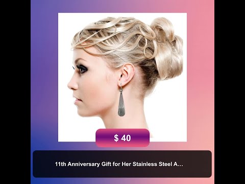 11th Anniversary Gift for Her Stainless Steel Anniversary Gift 11th Wedding Anniversary Gifts in ...
