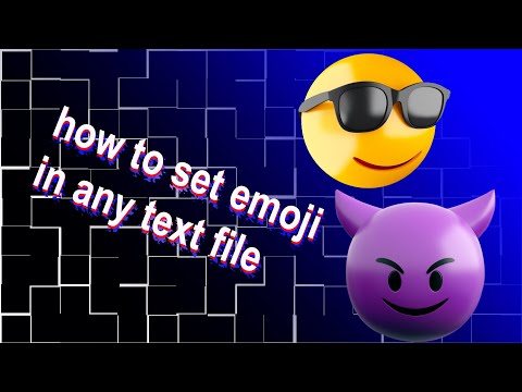 how to set emoji in any text file 😋😣🤑😨🤡🤬