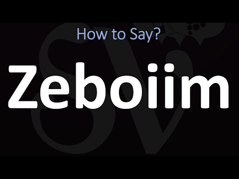 How to Pronounce Zeboiim? (CORRECTLY)