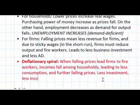 Consequences of and Solutions to Deflation