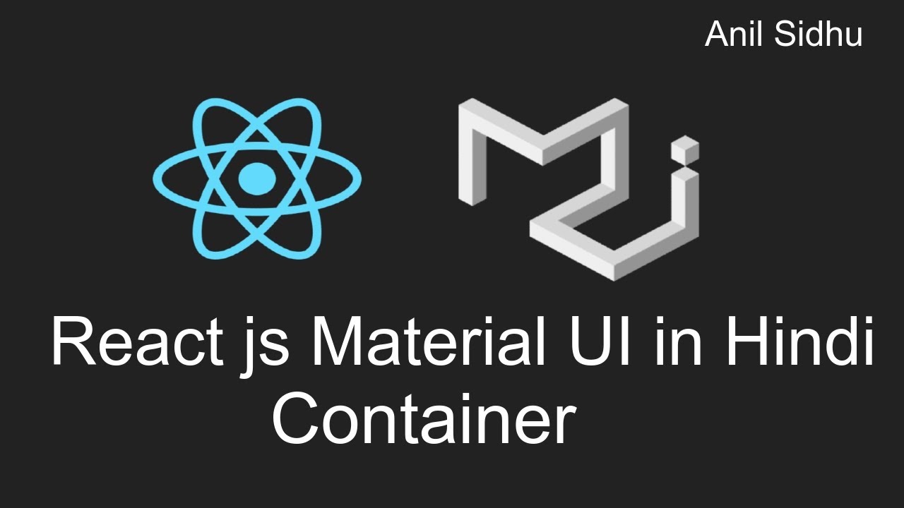 Reactjs material ui tutorial in Hindi #13 Container | Layout