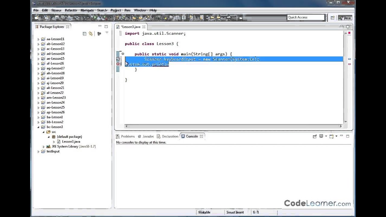 Mastering Java Programming 2 (Section 3 -Read Integers and Doubles from Keyboard Using Scanner)