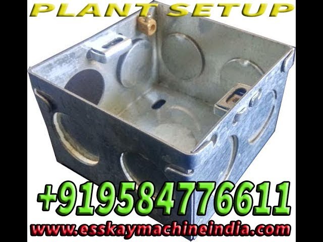 Modular Electrical Box Machine - Electrical Gi Modular Box Making ...