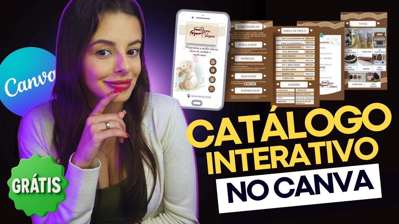 How to Create a Product Catalog in Canva 📘 | Free Interactive Catalog Step by Step 2025