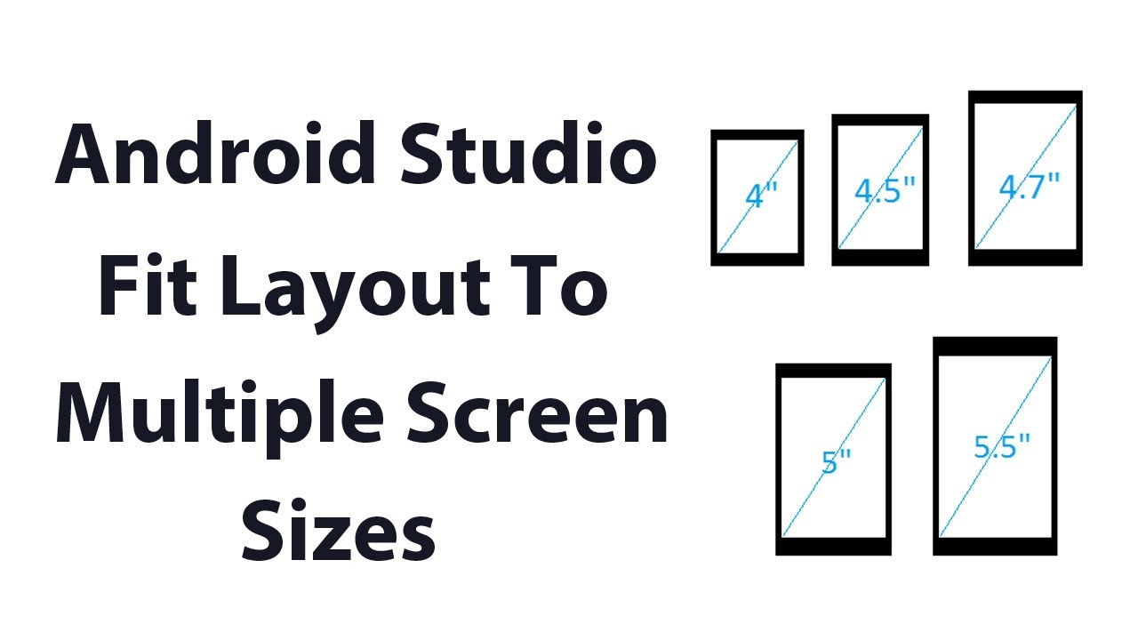 Android fit layout to multiple screen sizes