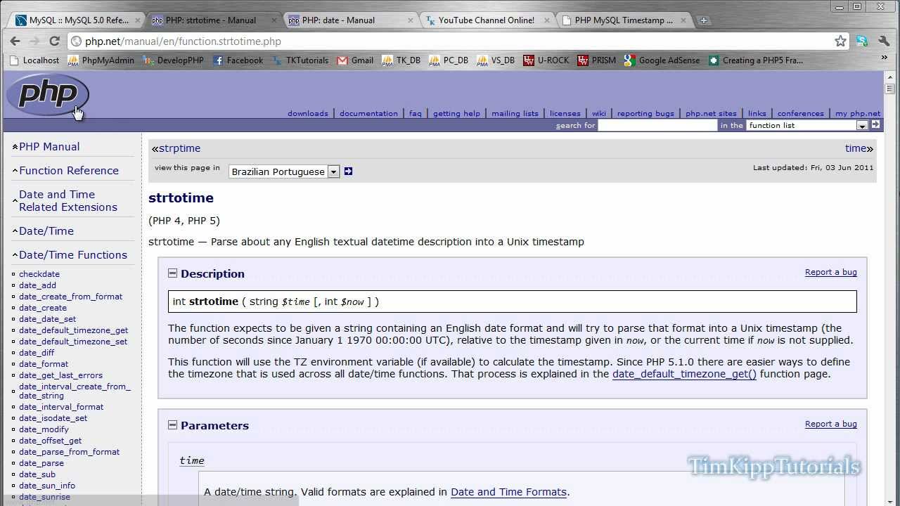 PHP Programming Tutorial - Converting MySQL Datetime Field Into User-Friendly String