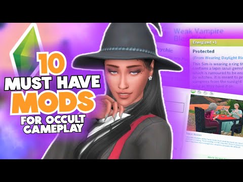 10 MUST HAVE Mods For OCCULT Gameplay! ๐ฎ (+ LINKS) | 2022 | The Sims 4