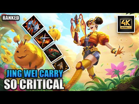 WE BACK AND WE CRITTY! Jing Wei Carry Smite Ranked Conquest