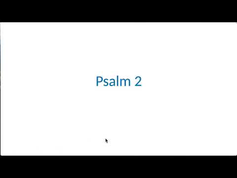 Psalm 1 and 2 Read from MT by Native Speaker (from Mechon Mamre Files)