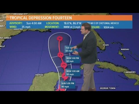 Tropical Update: TD 14 forms, expected to be hurricane