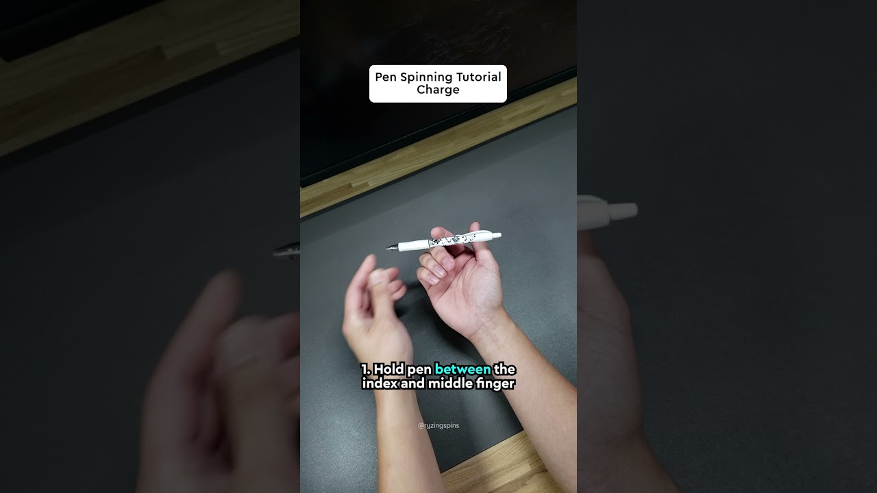 Taehyung BTS Pen Spinning Tutorial ✌️ #shorts