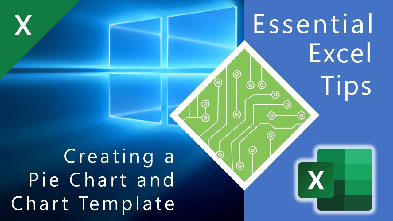 Excel | Creating a Pie Chart and Chart Template