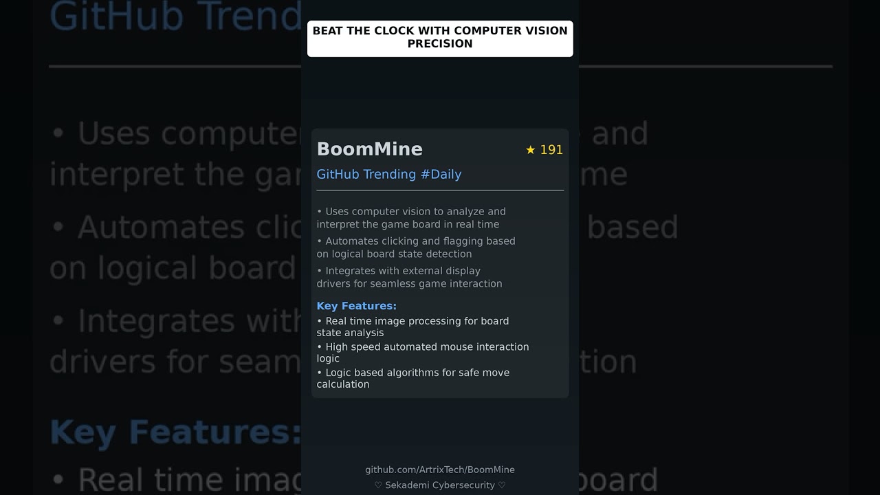 GitHub Trending Repositories: ArtrixTech/BoomMine 🇬🇧