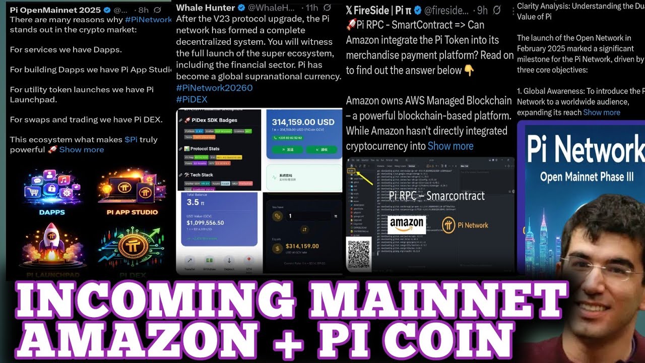 Pi Network Mainnet: Amazon Integration, $314 GCV & the Smart Contract That Changes EVERYTHING