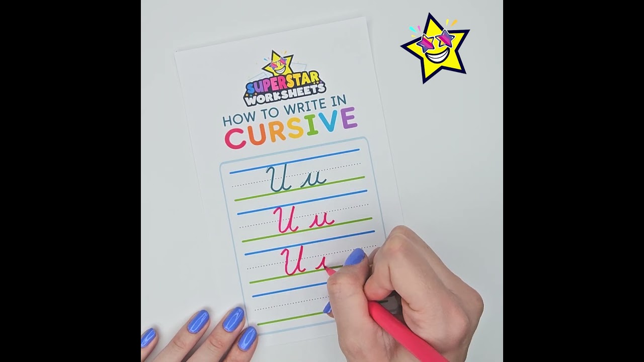 How to Write Cursive Letter U