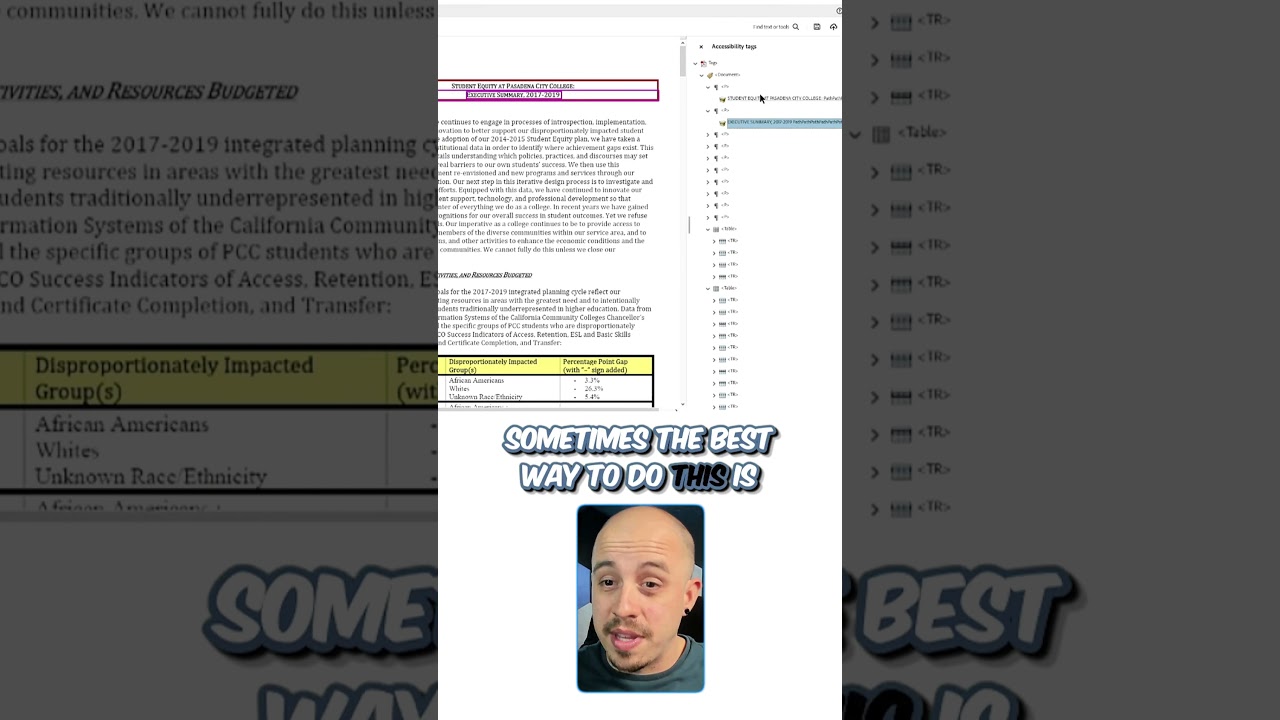 How To Fix The Tag Structure of a PDF (EP19) #PDFAccessibility #AccessibilityTips
