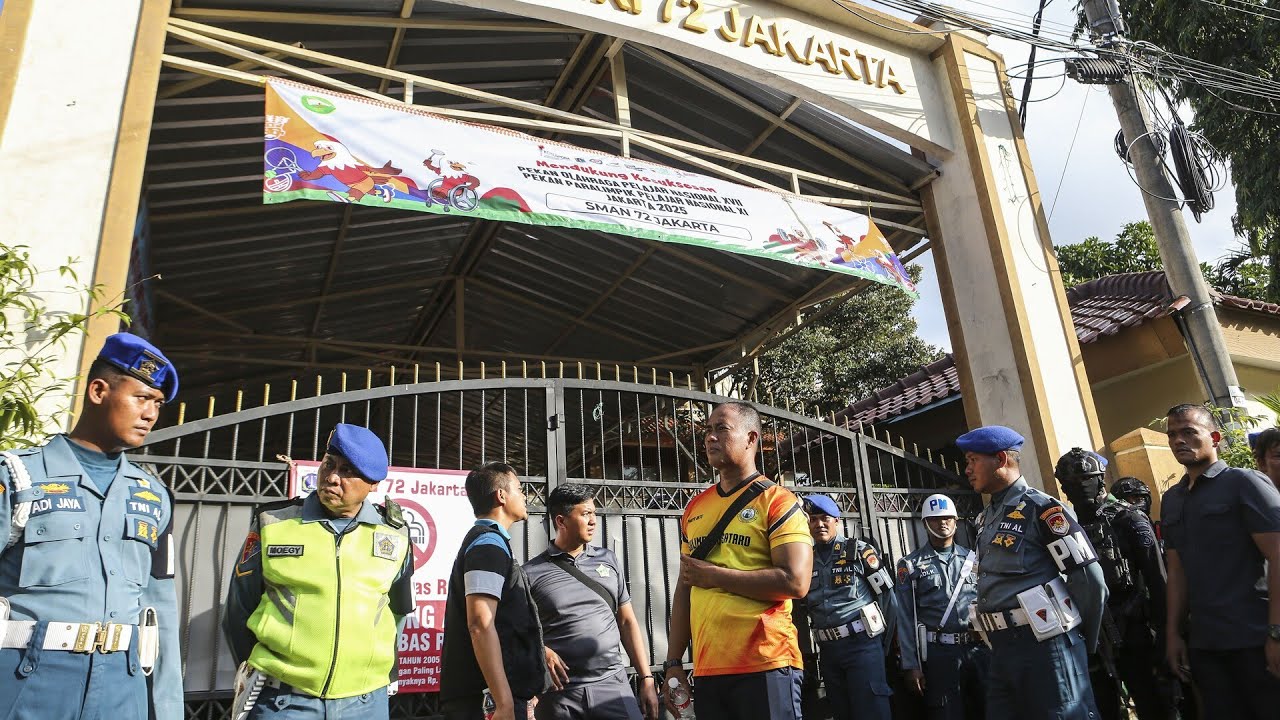 Over 50 people injured in Jakarta mosque explosion