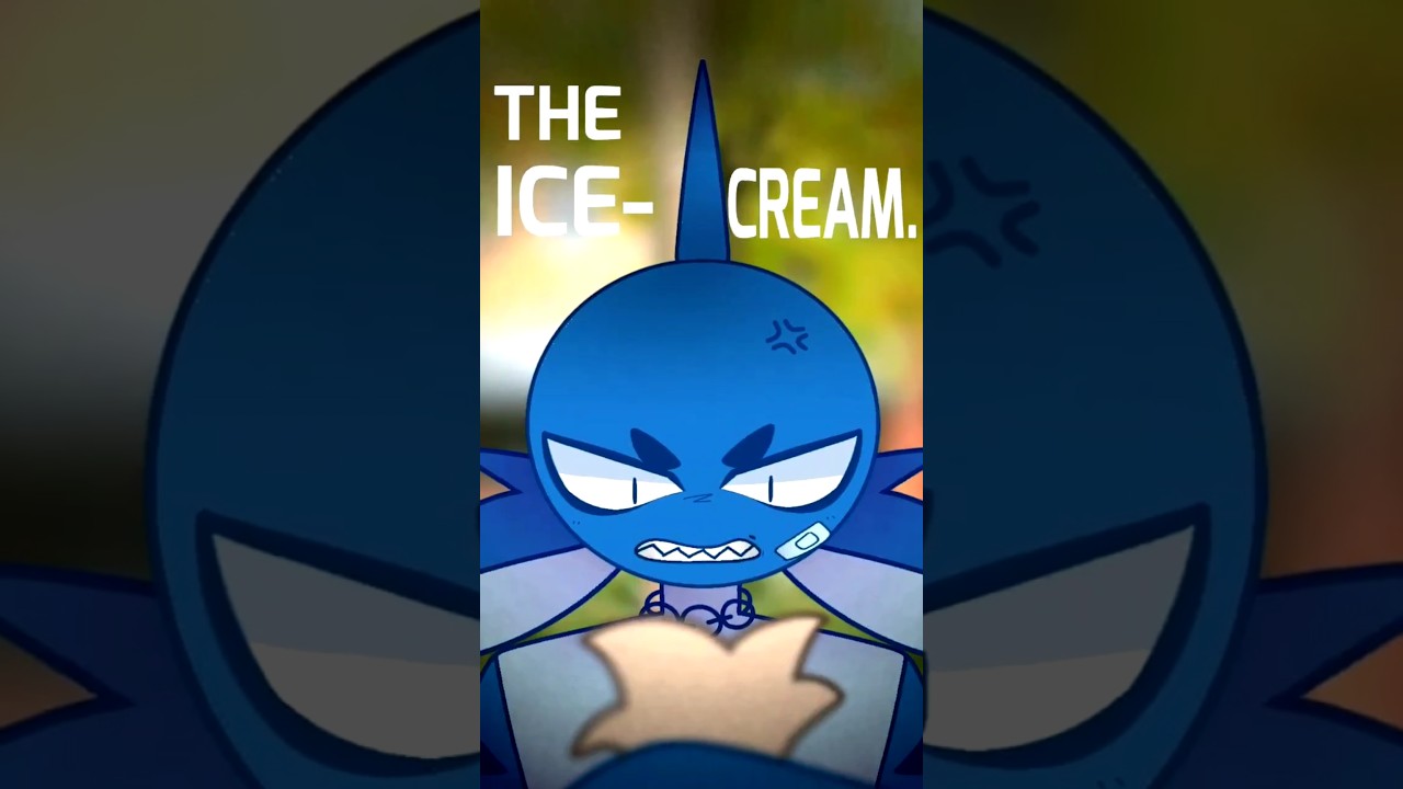 Agnar doesn't know how Turkish ice-cream works. #someonefishy #gingerclownfish #agnarshark