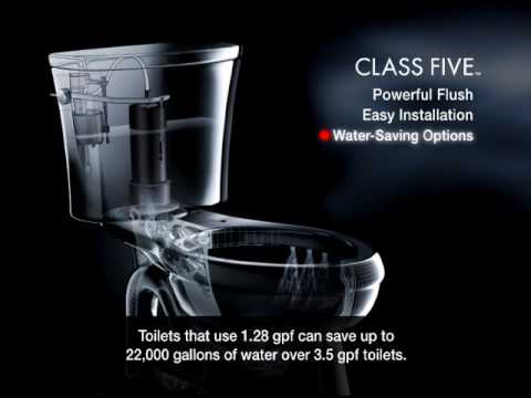 Strong Flushing, Water Saving Toilets - The Class Five Flushing System