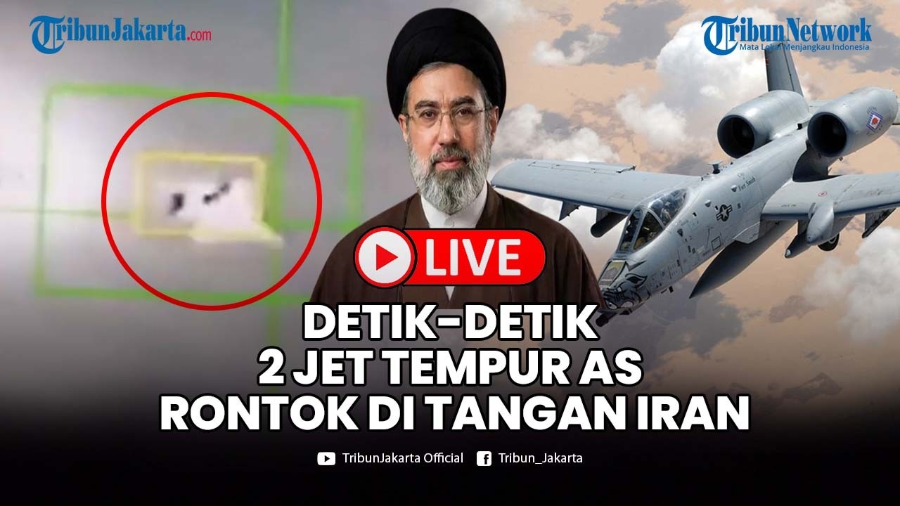 🔴LIVE: Detik-detik 2 Jet Tempur AS Rontok di Tangan Iran saat Kapal Induk Mulai Masuki Teluk