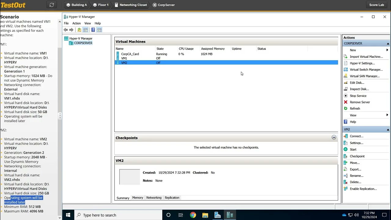 12.2.14 - Create Virtual Machines