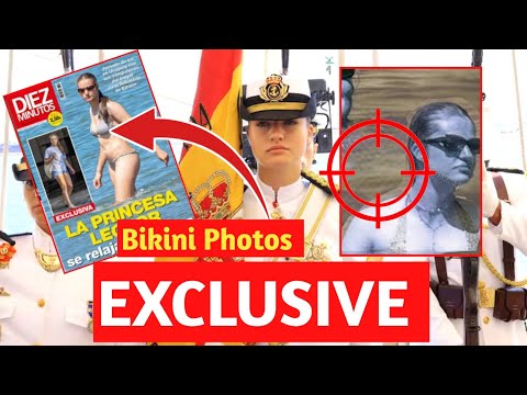 ¡Se revelan las raras fotos en bikini de la princesa Leonor! Fotos capturadas por paparazzi