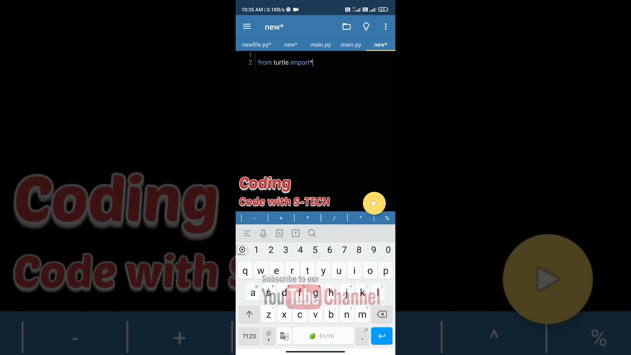 Short Python Programming with turtle module