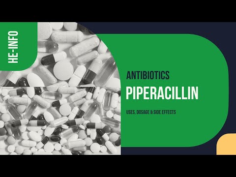 #Piperacillin | Uses, Dosage, Side Effects & Mechanism | Pipracil