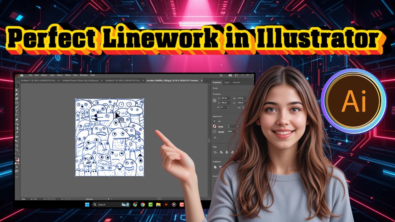 How to Trace Linework in Illustrator | Clean Vector Paths (2026)