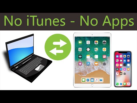 (Updated)How to Transfer Files From PC to iPhone - iPad - iPod (Without iTunes - Without Program)!