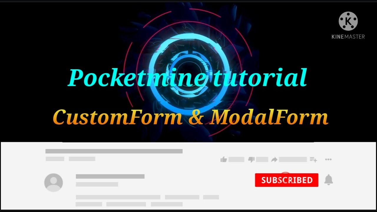 Pocketmine tutorial #4.5: CustomForm & ModalForm (FormAPI)
