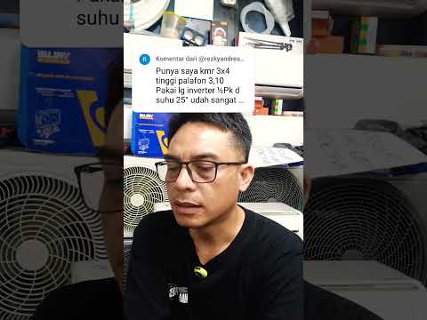 Ruangan 3x4 pakai AC 1/2 PK @AirCondSolution