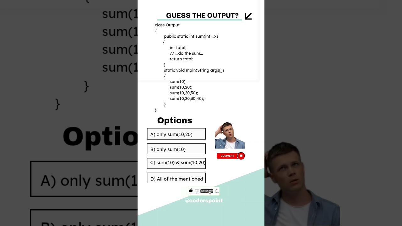 Day 19 java mcq questions |Java interview questions | java basic programming #javacoding #java #code