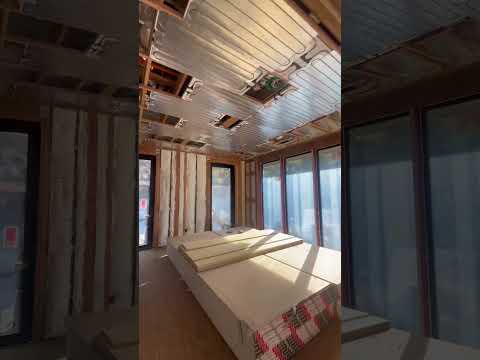 Radiant ceiling ❄️🔥 in a new home in Los Altos, California! #shorts