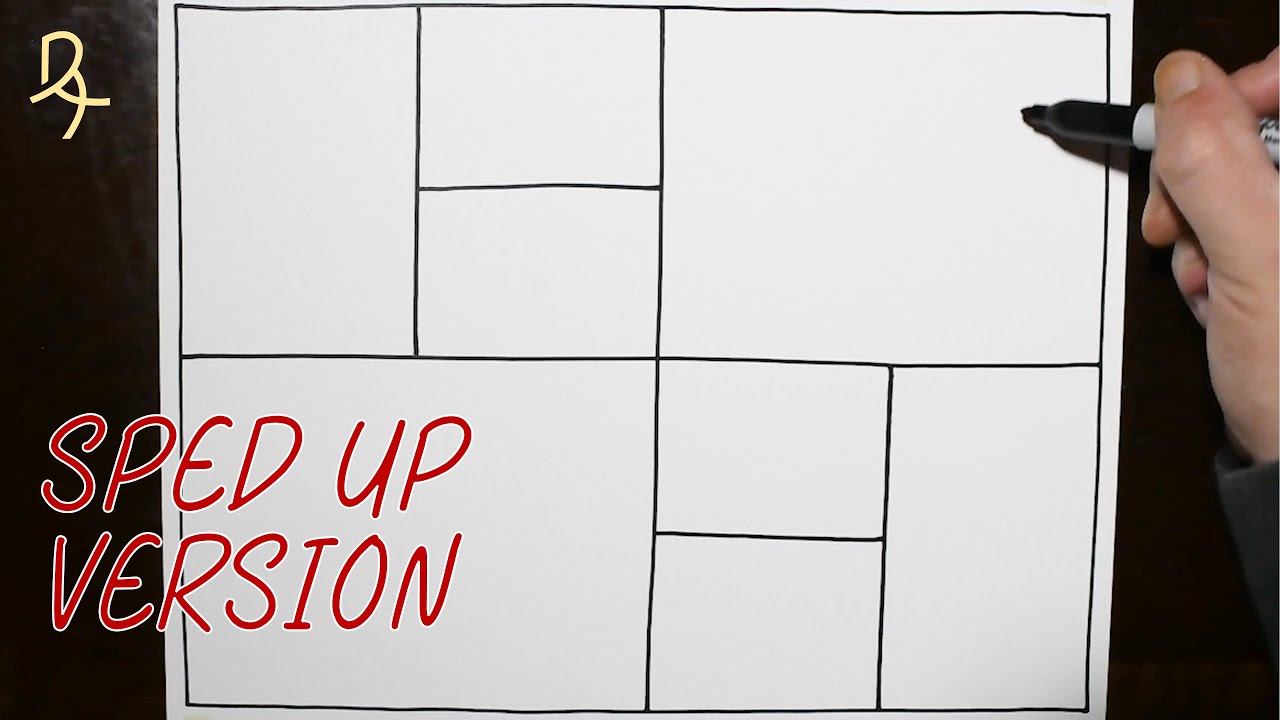 Sharp Perspective 3D Abstract Pattern | Satisfying and Relaxing Art Technique