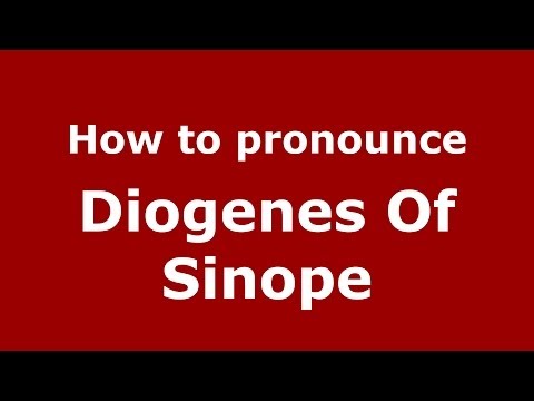 How to Pronounce Diogenes Of Sinope - PronounceNames.com