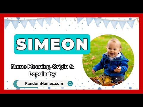 Simeon - Baby Boy Name Meaning, Origin & Popularity - RandomNames.com