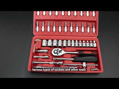 Industrial Tool Kit - Stainless Steel 46 In 1 Pcs Tool Kit Set For ...