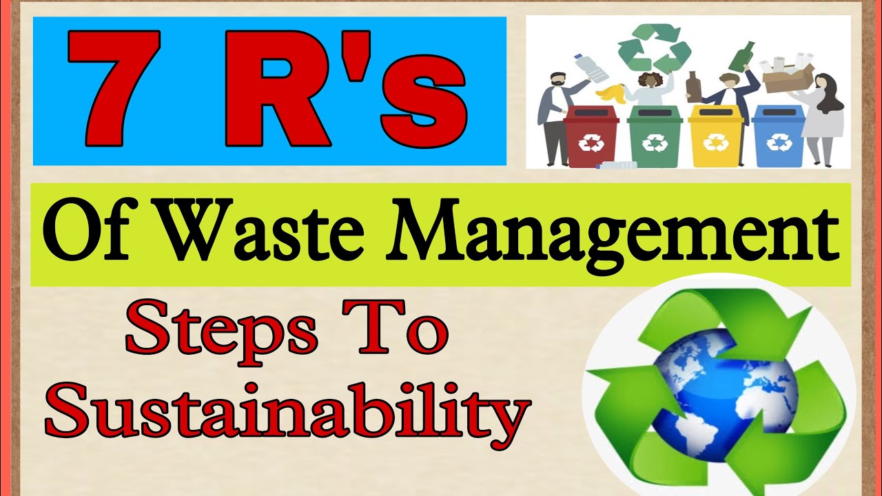 7 R’s of Waste Management / Steps To Sustainability / Save our Planet Earth / by Neerja