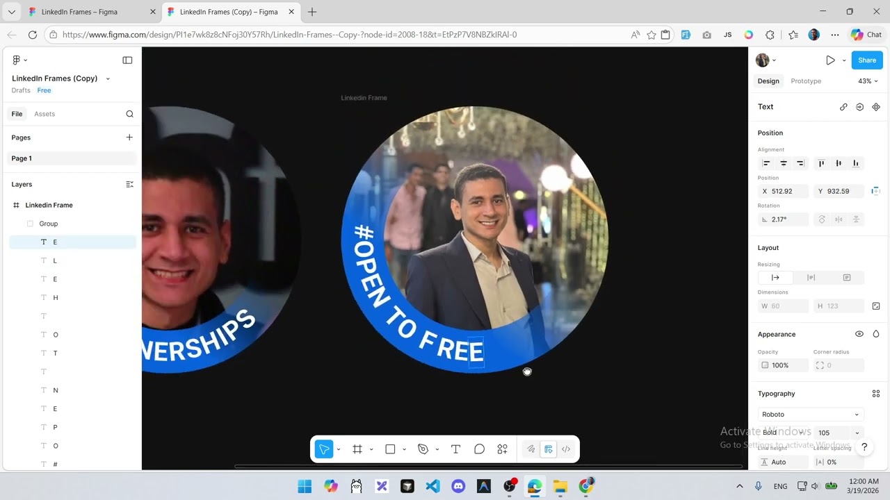 Create Custom LinkedIn Frames