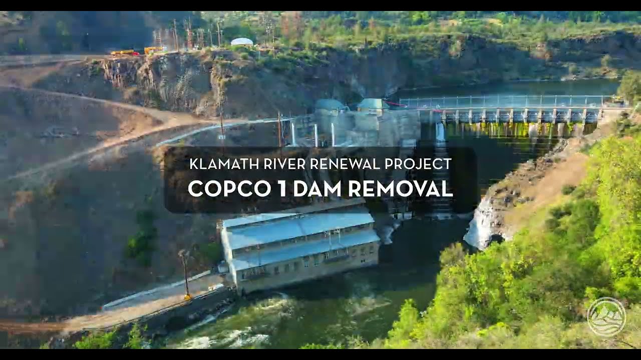 World's LARGEST Dam Removal Timelapse. Part 3  COPCO 1 Dam, Klamath River, California
