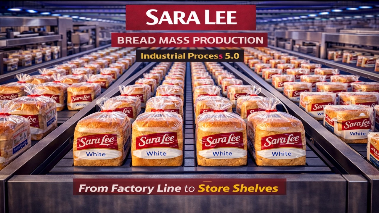 Sara Lee Bread Mass Production Explained | Automated Bakery