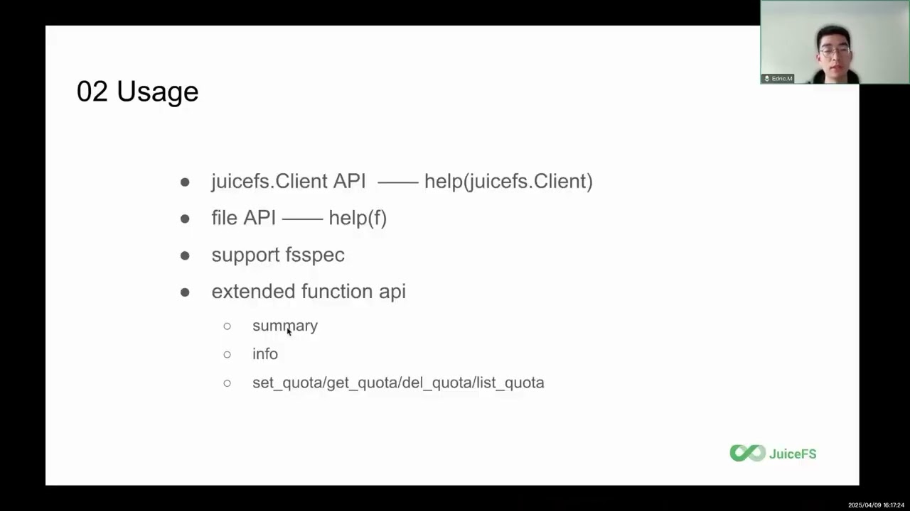 JuiceFS Python SDK introduction and demo