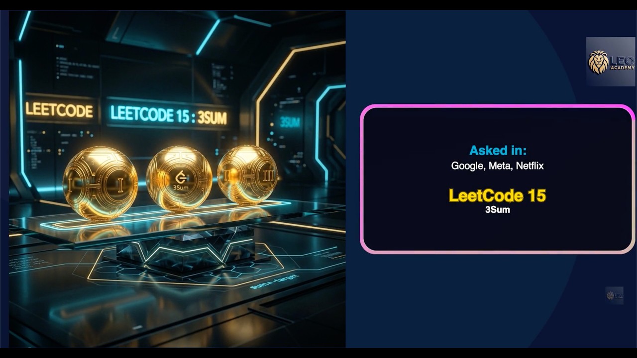LeetCode 15: 3Sum in less than 5 minutes | Sorting & Two-Pointers