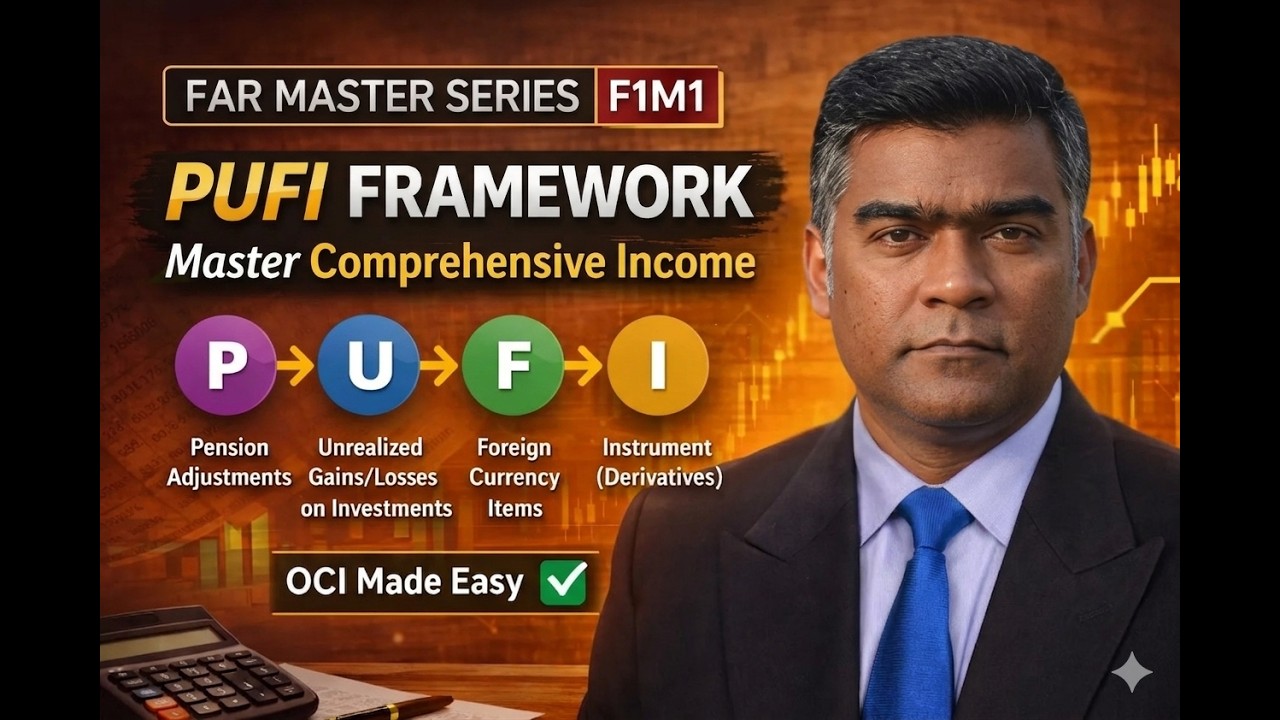FAR Master Series – F1M1: Comprehensive Income using PUFI (Questions solved)