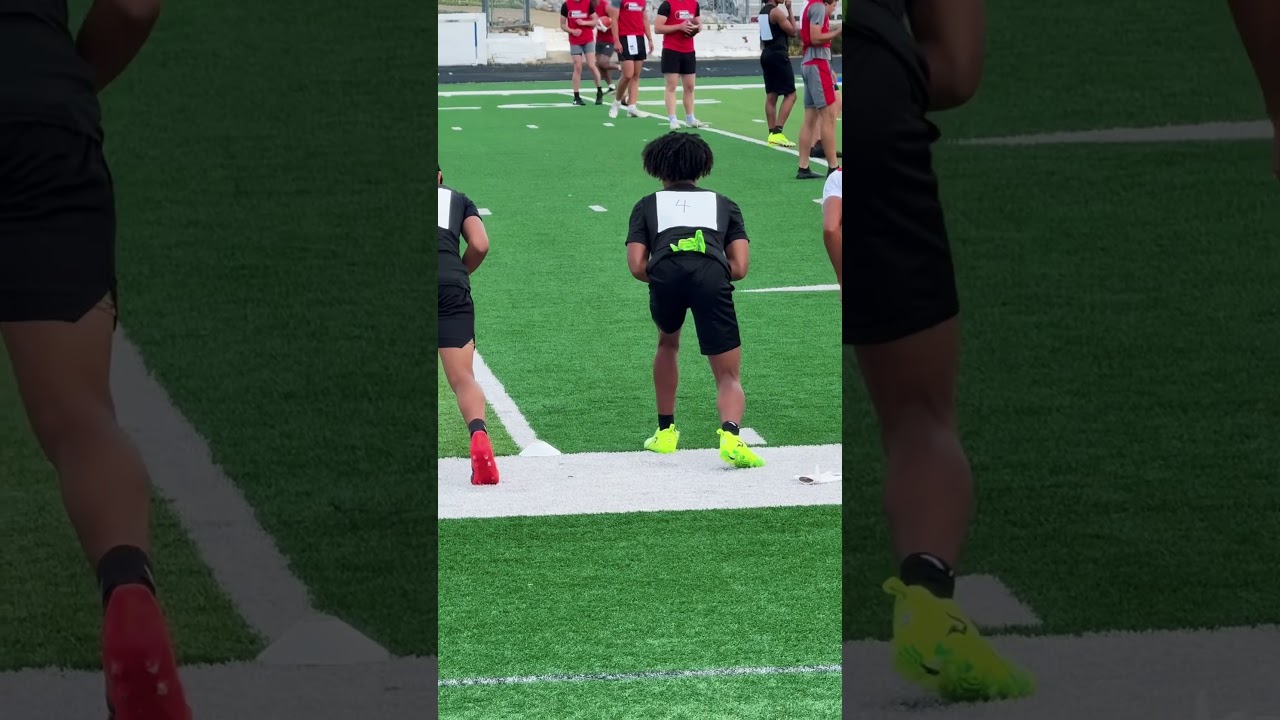 Youngest athlete at Prep Redzone combine gets middle school MVP #prospect #futureD1athlete #combine